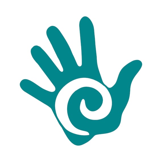 Spiral Healing Hand Native American Symbol Vinyl Decal / Rub | Etsy