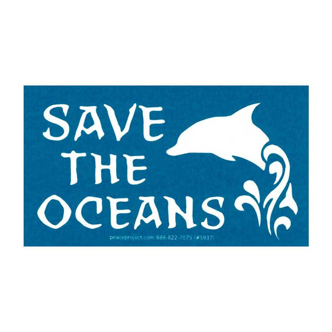 Save the Oceans - Bumper Sticker / Decal or Magnet - Etsy