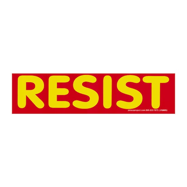 Resist Sticker - Etsy