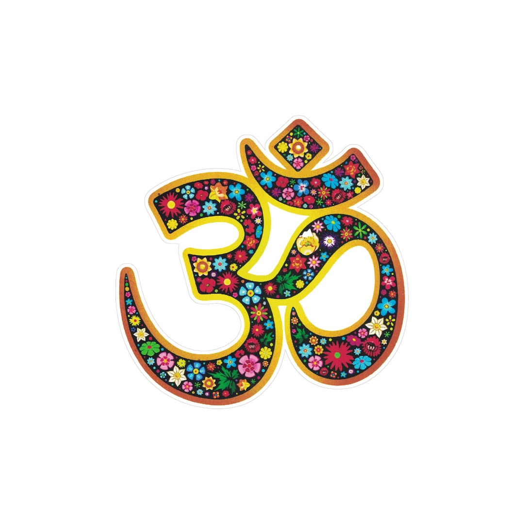 Om Sign Aum Symbol Small Meditation Yoga Bumper Sticker Laptop ...
