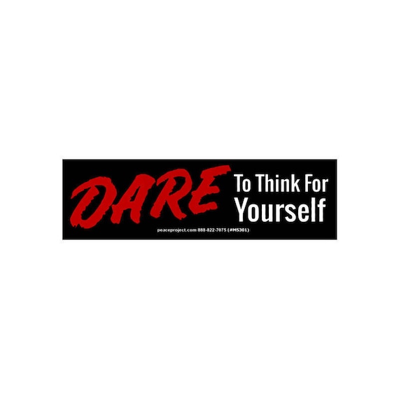 Dare to Think for Yourself Small Bumper Sticker / Laptop - Etsy