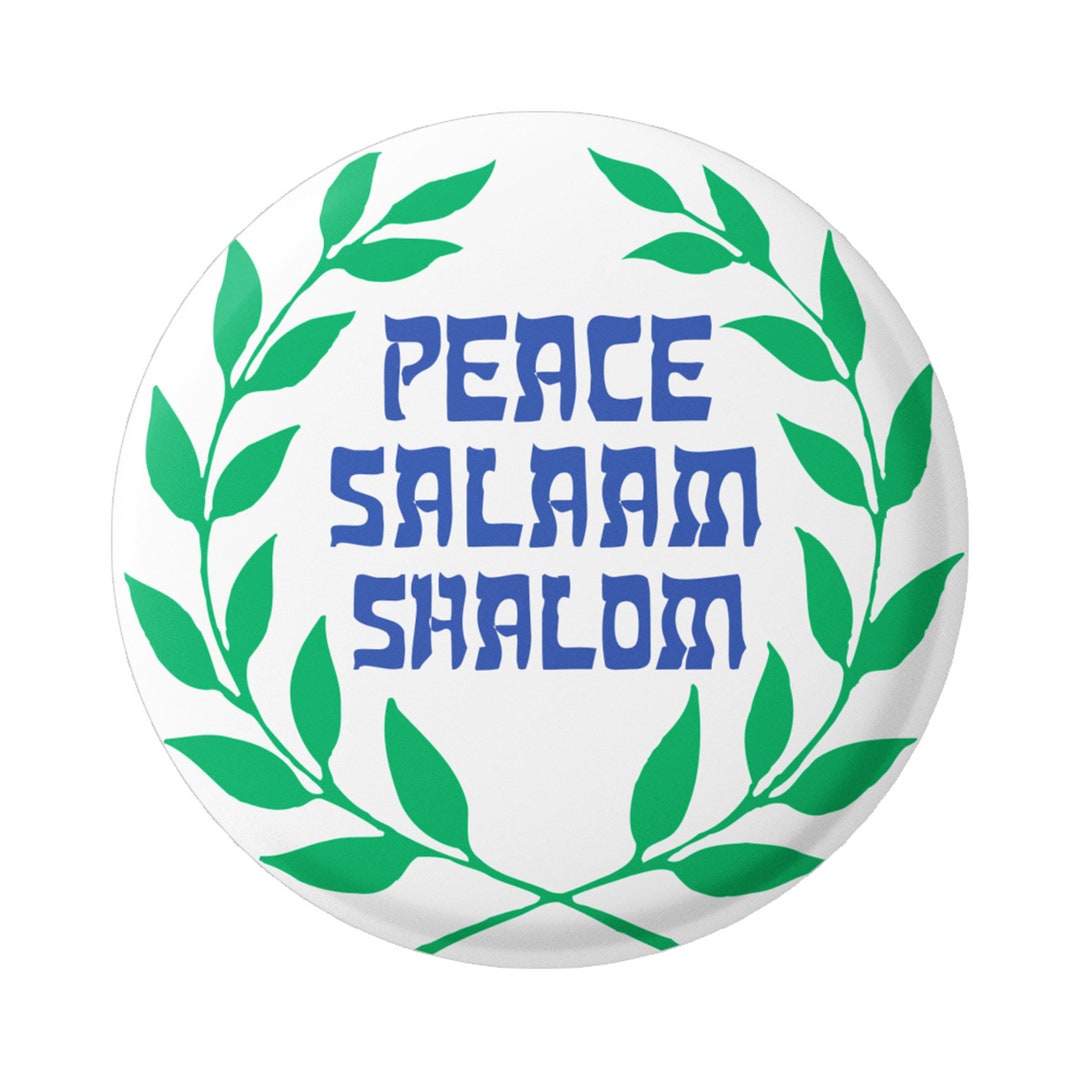 Peace Salaam Shalom - English Arabic Hebrew Middle East Peacemaking ...