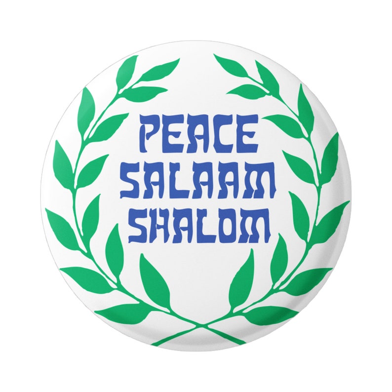 Peace Salaam Shalom English Arabic Hebrew Middle East - Etsy