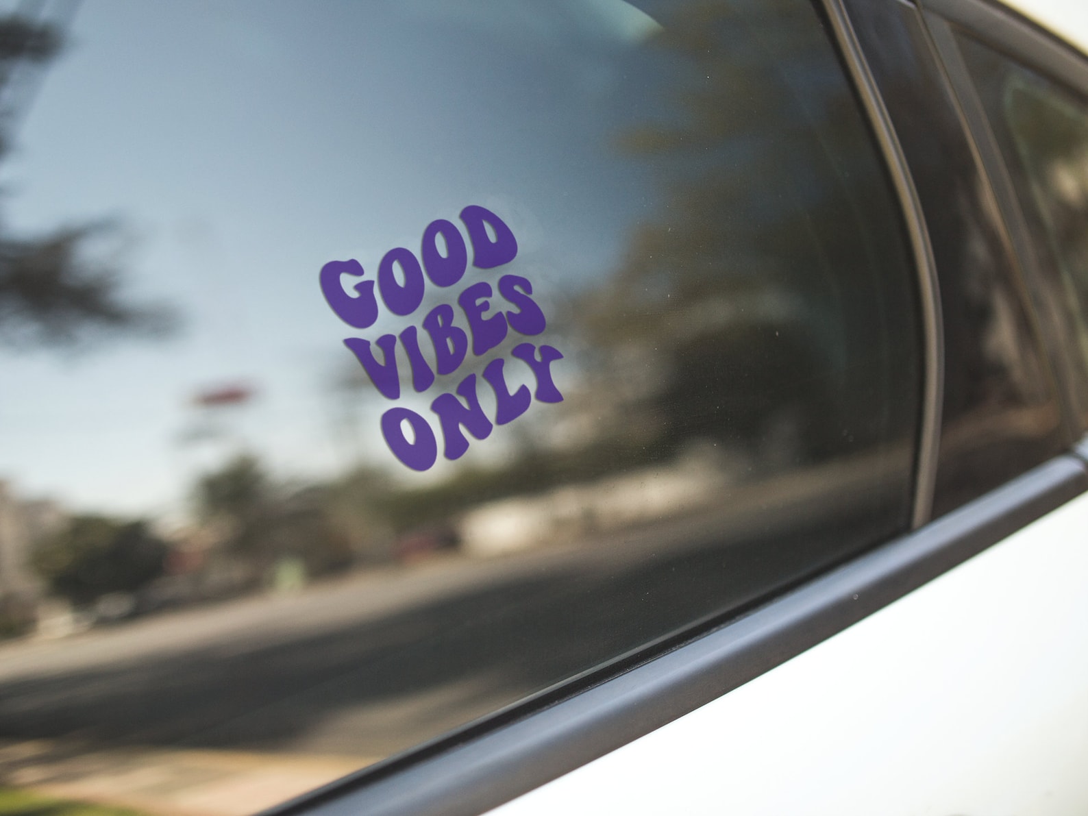 Good Vibes Only Inspirational Positive Vinyl Decal / Rub on Sticker ...