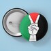 Peace for Palestine Middle East Peacemaking Peace Sign Button Pinback ...