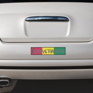 Positive Vibration Car Sticker Decal for Cars Laptops - Etsy
