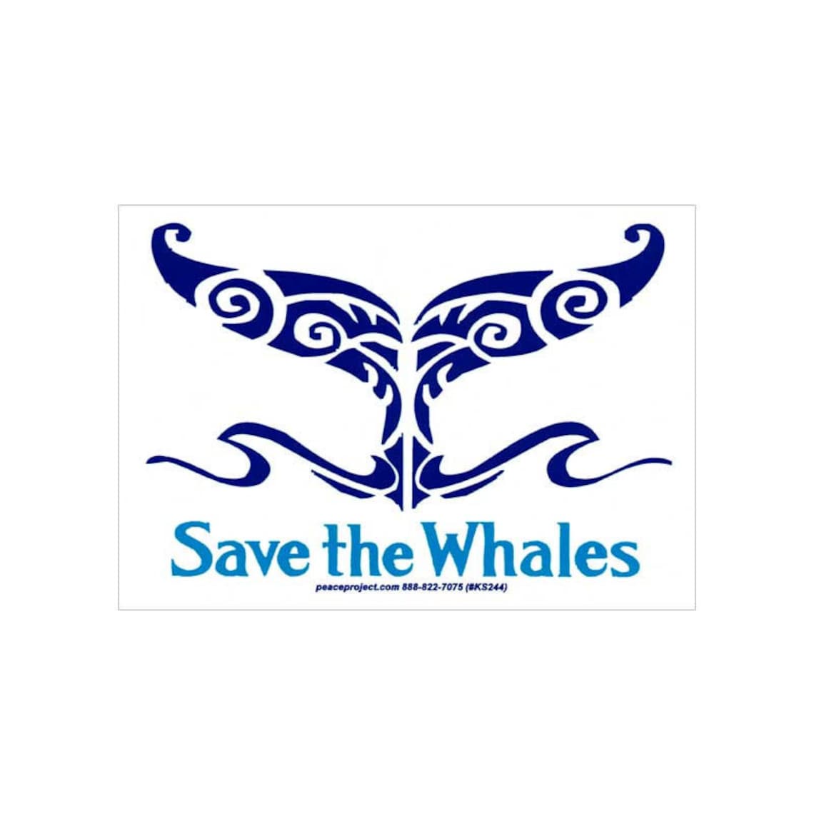Save the Whales Small Bumper Sticker / Laptop Decal or - Etsy