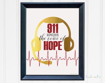 911 Dispatcher Appreciation - Etsy