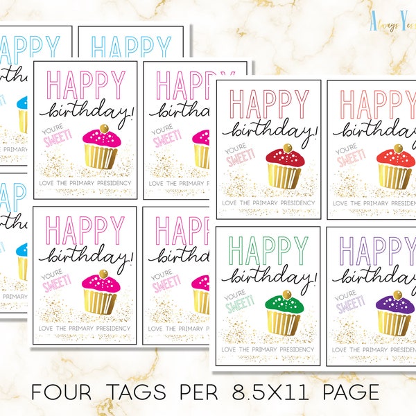 Lds Primary Birthday - Etsy