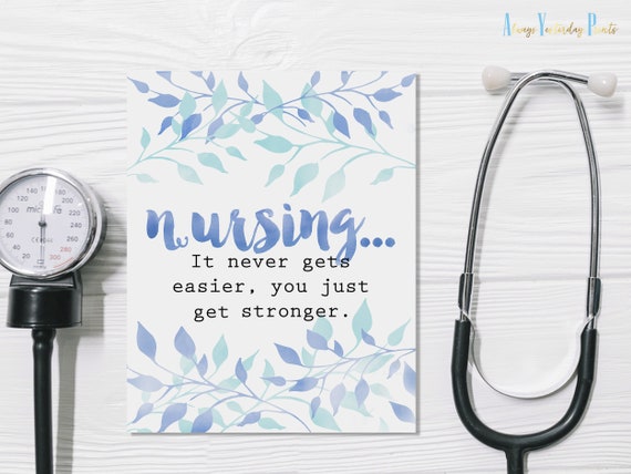 Nurse Quote Nursing Student Gift Graduation Decor | Etsy