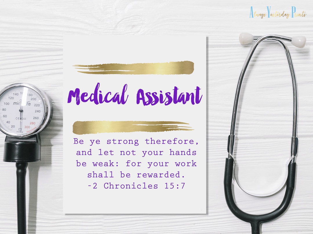 Medical Assistant Definition Quote Printable | Doctors Office Decor ...