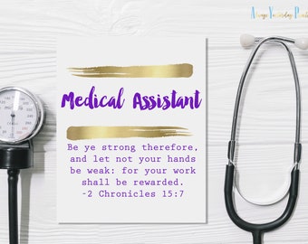 Medical Assistant Sign - Etsy