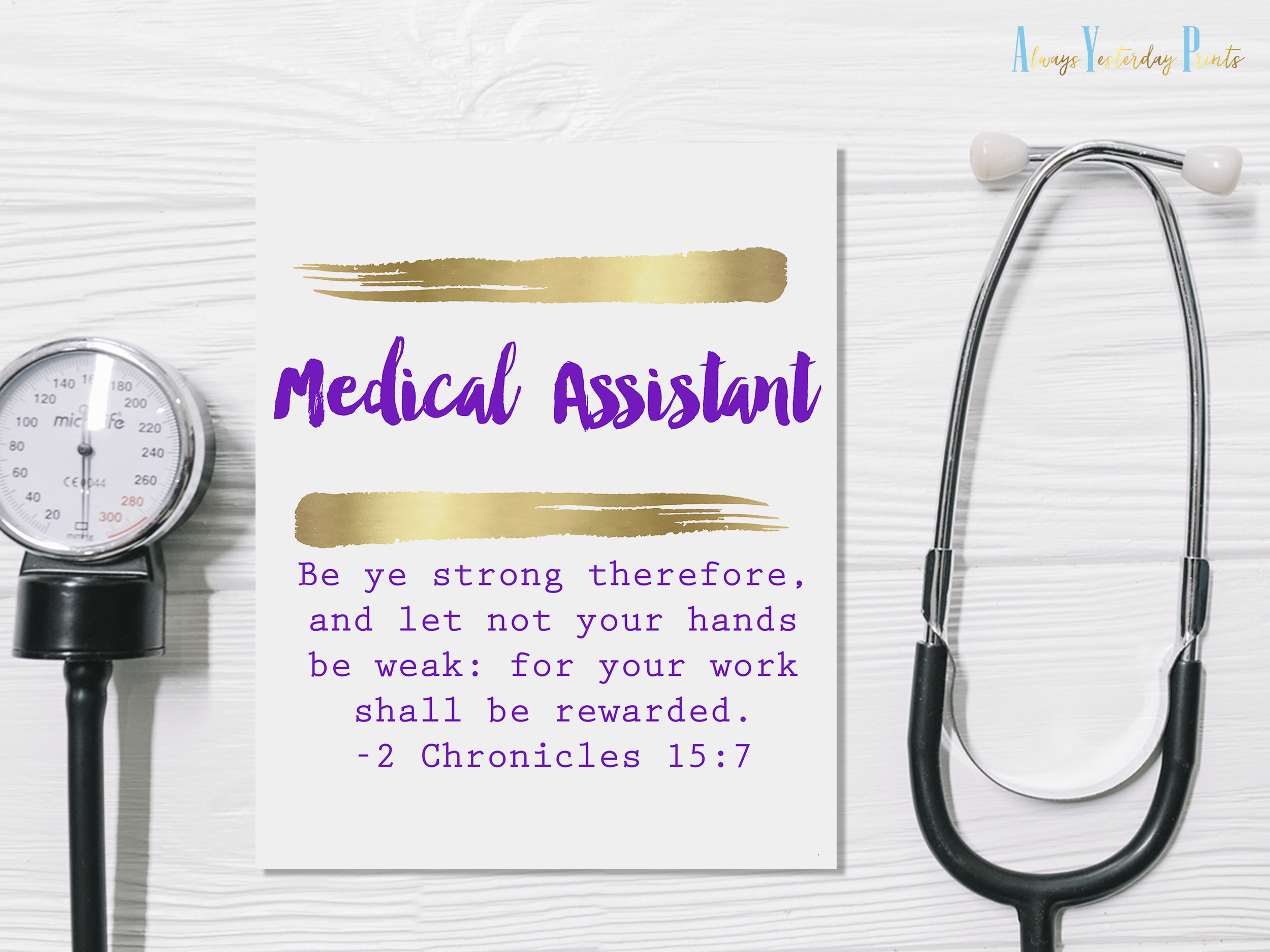 Medical Assistant Definition Quote Printable Doctors Office - Etsy España