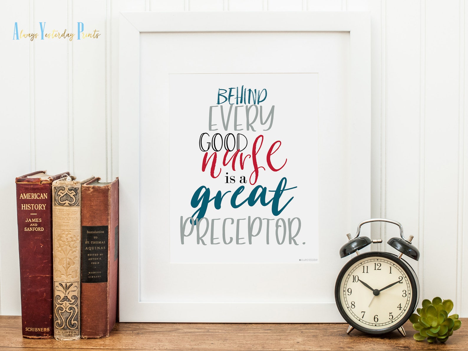 Nurse Preceptor Quote Art Print: Nursing Leader Gift (digital Download ...