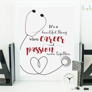 Nurse Quote Printable | Nursing Student Graduation Print | It's A ...