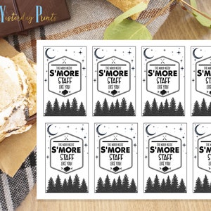 Smores Staff Gift Tag | the World Needs Smore Staff Like You Label ...