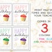 Primary Teacher Cupcake Happy Birthday Printable Tag - Etsy
