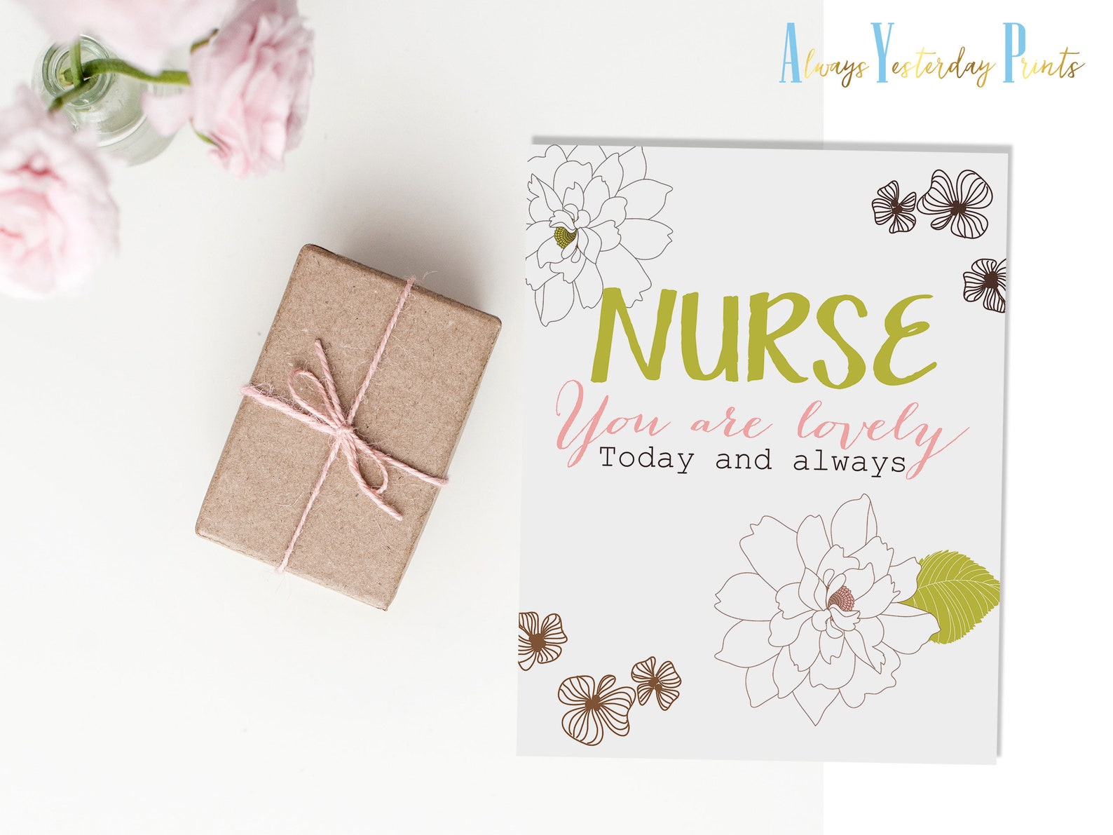 Nurse Print Nurse You Are Lovely Today and Always Printable - Etsy
