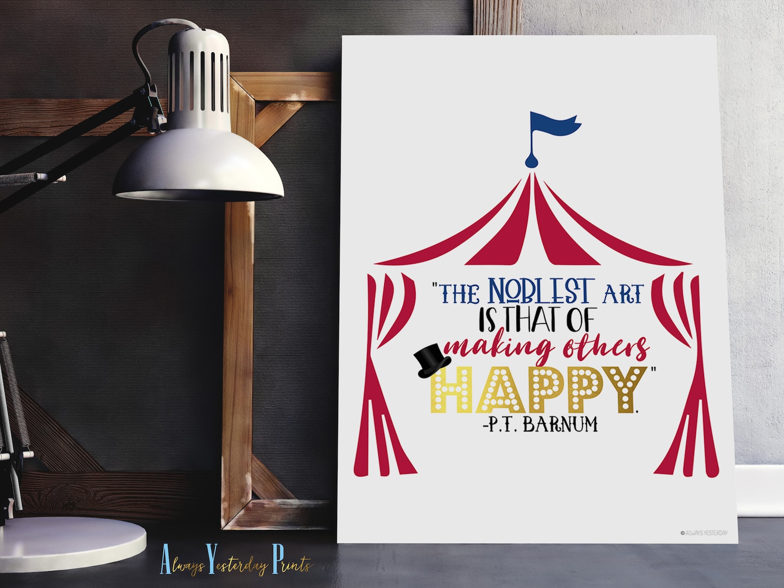 PT Barnum the Noblest Art is That of Making Others Happy | Etsy