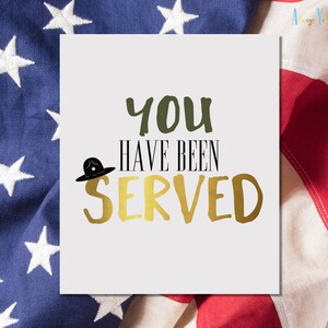 You Have Been Served Sheriff Party Printable | Deputy Food Table Sign ...