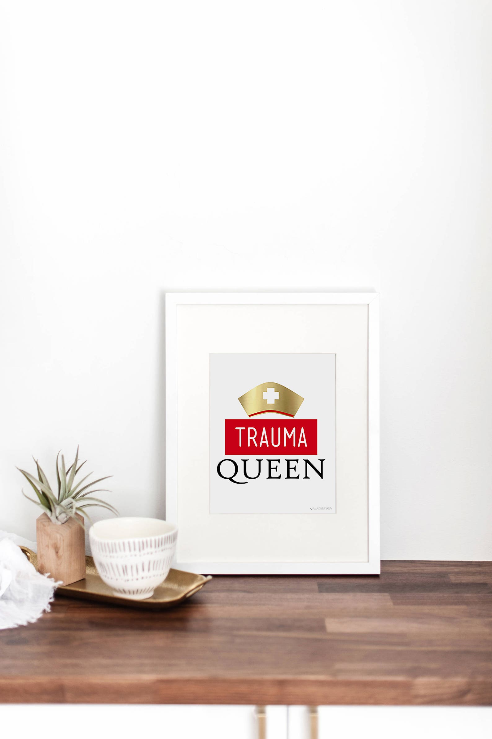 Nurse Printable Trauma Queen Print Nurse Gift Nursing - Etsy