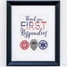 Thank You First Responders Printable Police Officer Print Firefighter ...