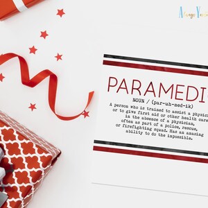 Paramedic Gift | EMS Party Supplies | Emergency First Responder Sign ...