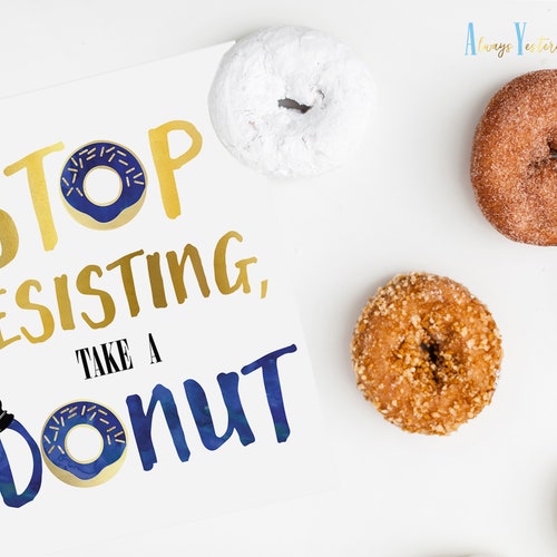 Police Party Decor Stop Resisting Take A Treat Printable - Etsy