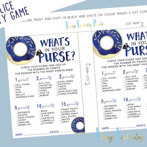 What's in Your Purse Party Game | Wedding Shower | Bridal Trivia ...