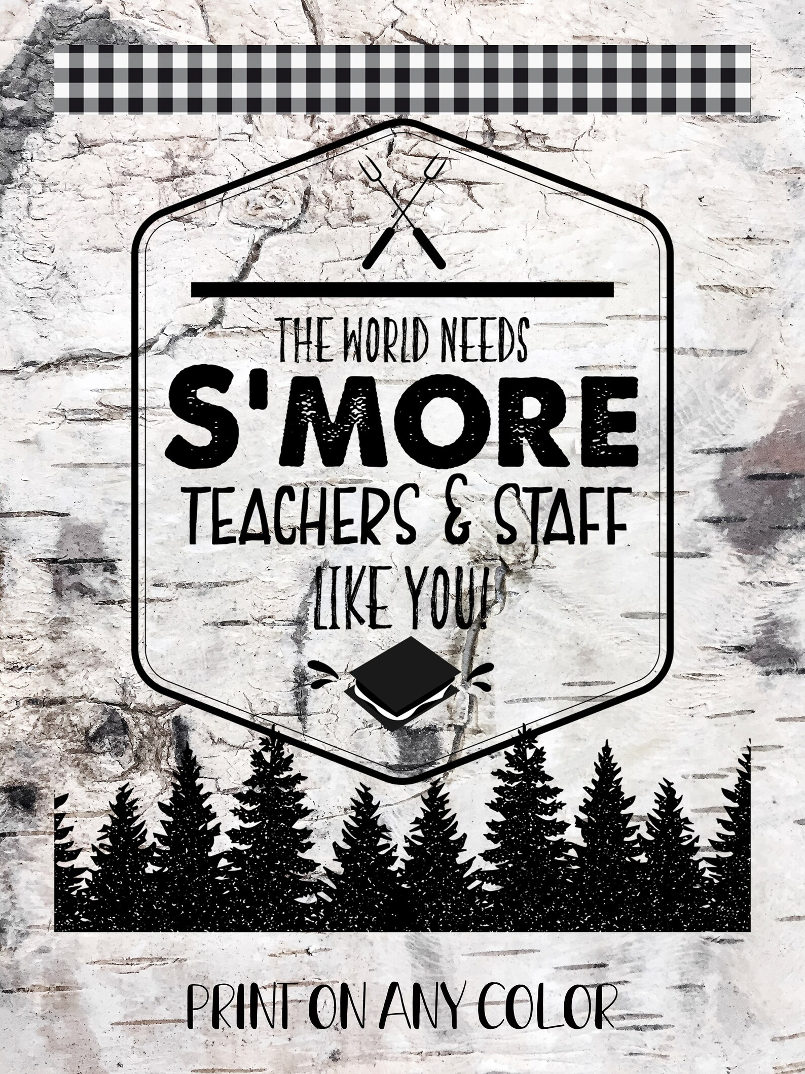 Camping Theme Teacher Appreciation Week Package S'more - Etsy