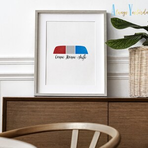 Come Home Safe Police Officer Printable Quote | Police Wife Gift ...