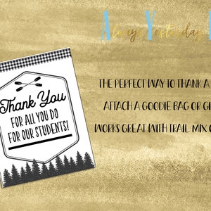Camping Theme Teacher Appreciation Week Package | S'more Poster ...