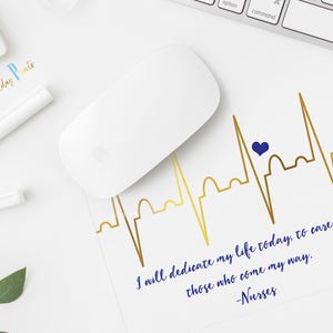 Male Nurse Quote | EKG I Will Dedicate My Life Today Nurse Printable ...