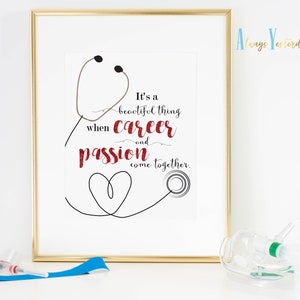 Nurse Quote Printable | Nursing Student Graduation Print | It's A ...