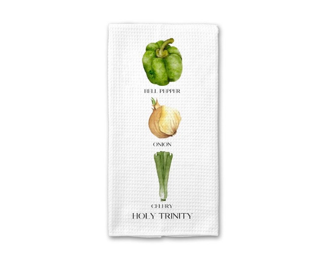 Holy Trinity Seasoning Bell Pepper Onion Celery Watercolor Kitchen ...