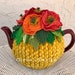 Crochet Tea Cozy Yellow Tea Cover Poppy Tea Cosy Tea Warmer - Etsy