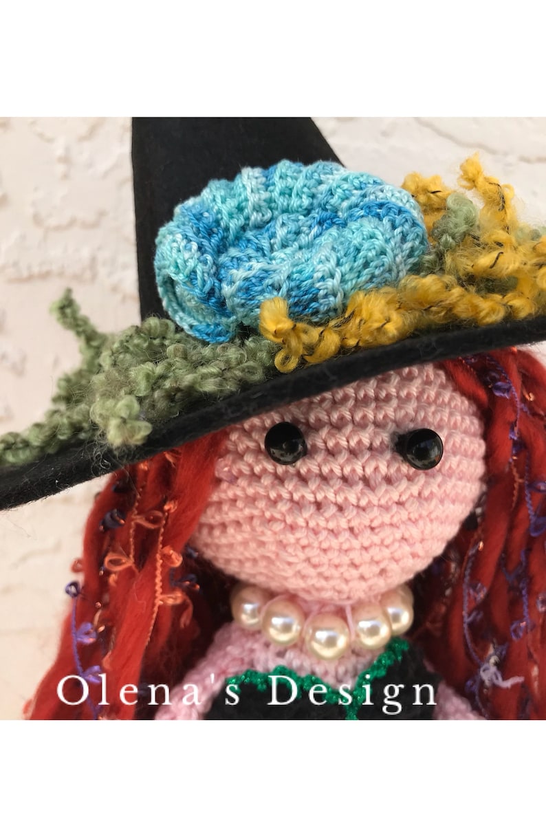 Crochet Mermaid Halloween Witch Amigurumi Plushes Children Toy - Etsy