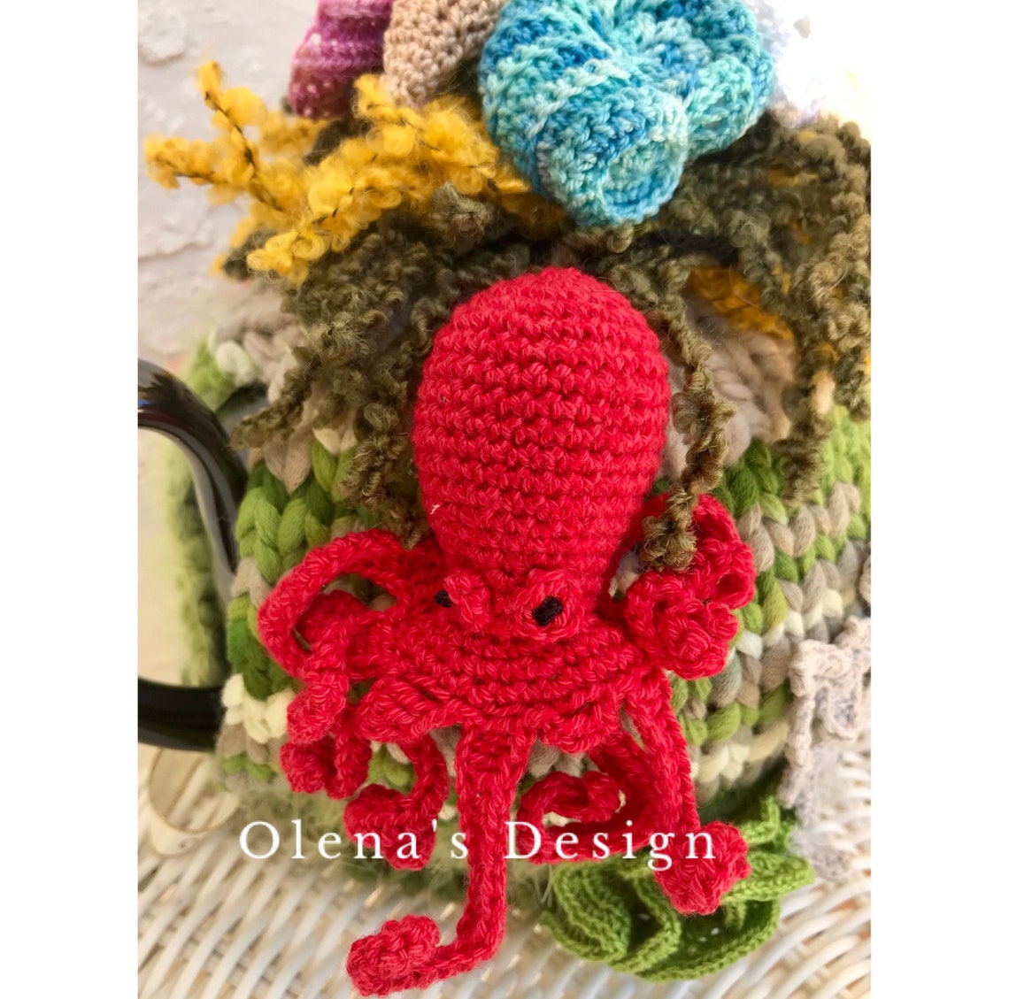 Crochet Tea Cozy Nautical Tea Cover Tea Cosy Seaside Tea - Etsy