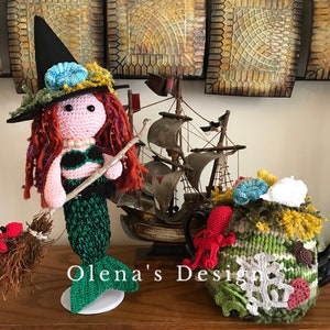 Crochet Tea Cozy Nautical Tea Cover Tea Cosy Seaside Tea Warmer Crochet ...