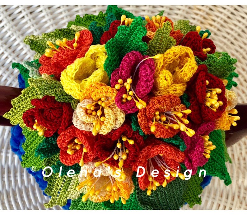 Crochet Tea Cozy Blue Tea Cover Tulips Field Tea Cosy Tea Warmer ...
