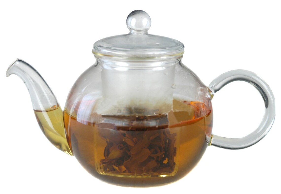 Set of Teas Etc 3-cup Traditional Glass Teapot With Crochet | Etsy