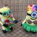 Crochet Amigurumi Minion Crochet Miniature Minion Plushes Hawaiian ...