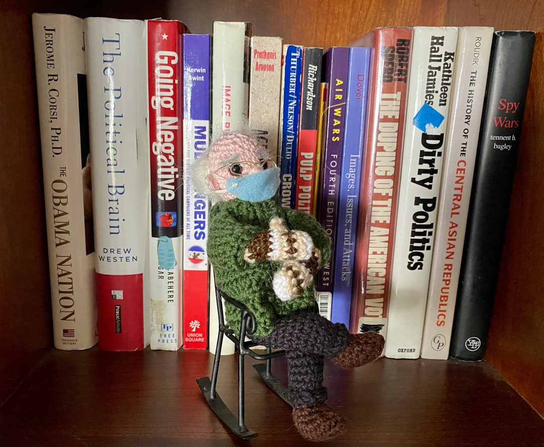 Crochet Amigurumi Bernie Sanders Mittens Crochet Plush Doll ...