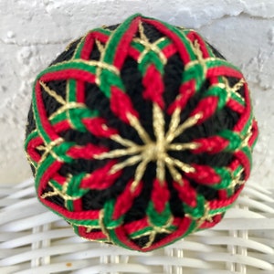 Temari Ball Japanese Embroidery Home Decor Traditional Art Handmade ...
