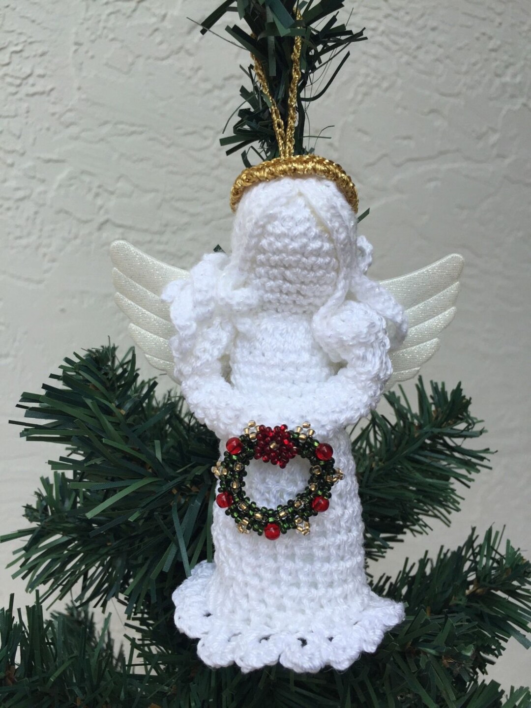 Crochet Amigurumi Angel Crochet Miniature Angel Plushes Christmas Angel ...