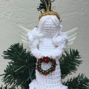Crochet Amigurumi Angel Crochet Miniature Angel Plushes Christmas Angel ...