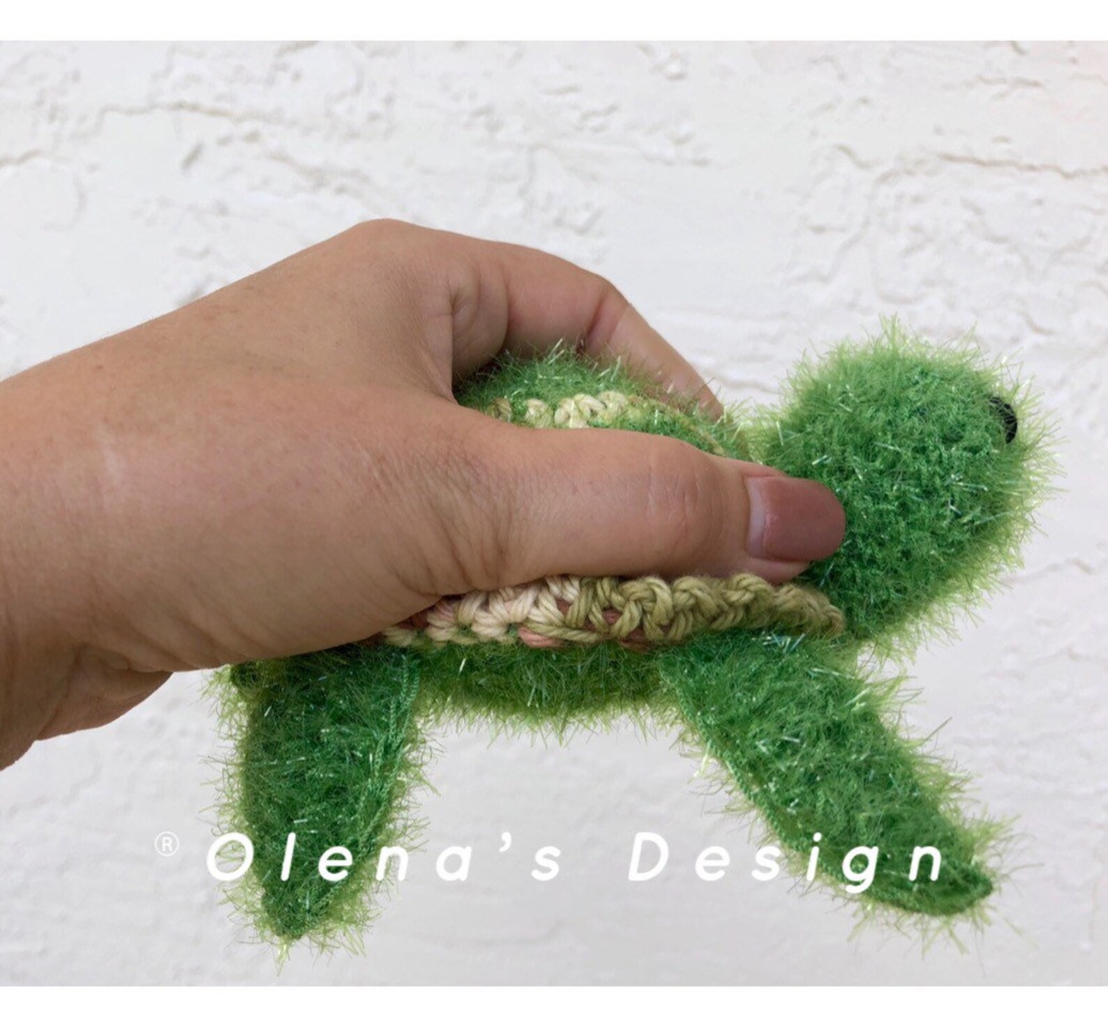 Scrubby Sparkle Sea Green Turtle Dishcloth Sponge Crochet - Etsy