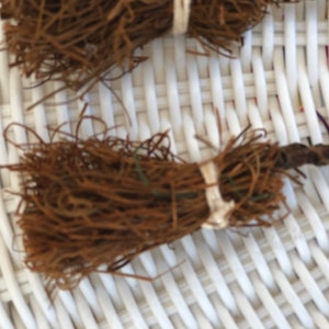 Set of 5 Miniature Handmade Round Excelsior Brooms 4.5"-5" Witch ...