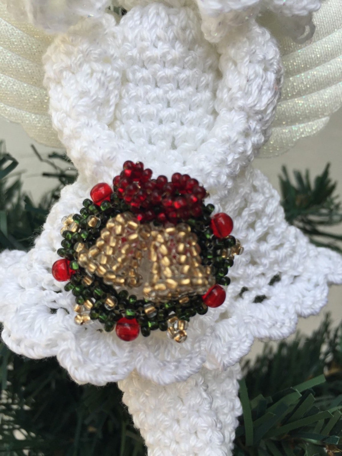 Crochet Amigurumi Angel Crochet Miniature Angel Plushes Christmas Angel ...