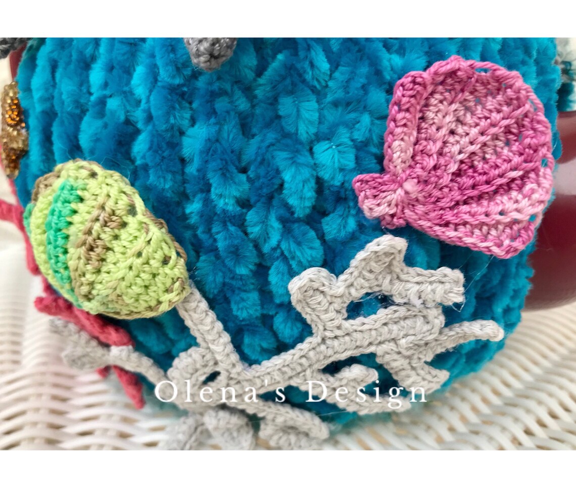 Crochet Tea Cozy Nautical Tea Cover Tea Cosy Seaside Tea | Etsy